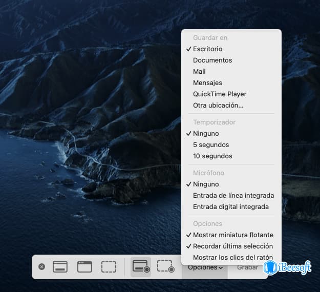Cómo encontrar grabación de pantalla en Mac